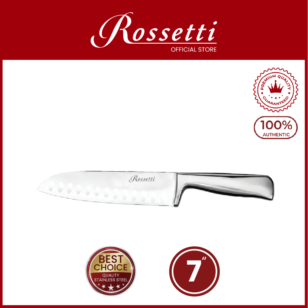 Rossetti 7" Stainless Steel Santoku Knife (RB9009) | Shopee Philippines