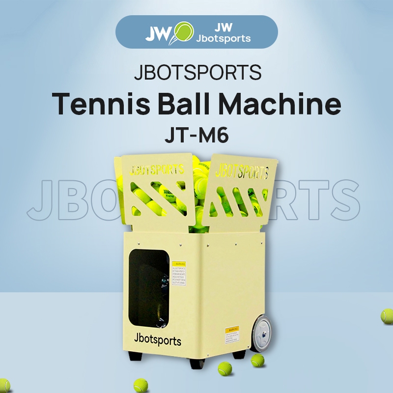Jbotsports JT-M6 Tennis Ball Machine Remote Control and APP Control ...
