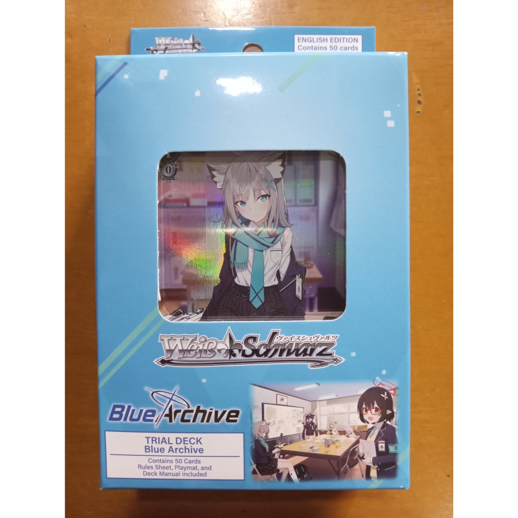 WS Trial Deck Blue Archive English Sealed Weiss Schwarz Card Game TD ...