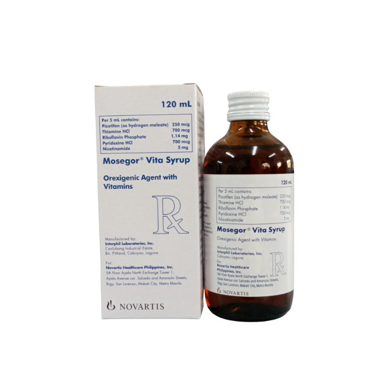 Mosegor Vita Syrup 120ml For Kids | Shopee Philippines