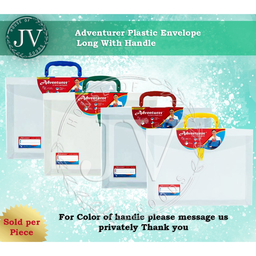 Plastic Expanding Clear Envelope Long/Short with or without Handle 1pc ...