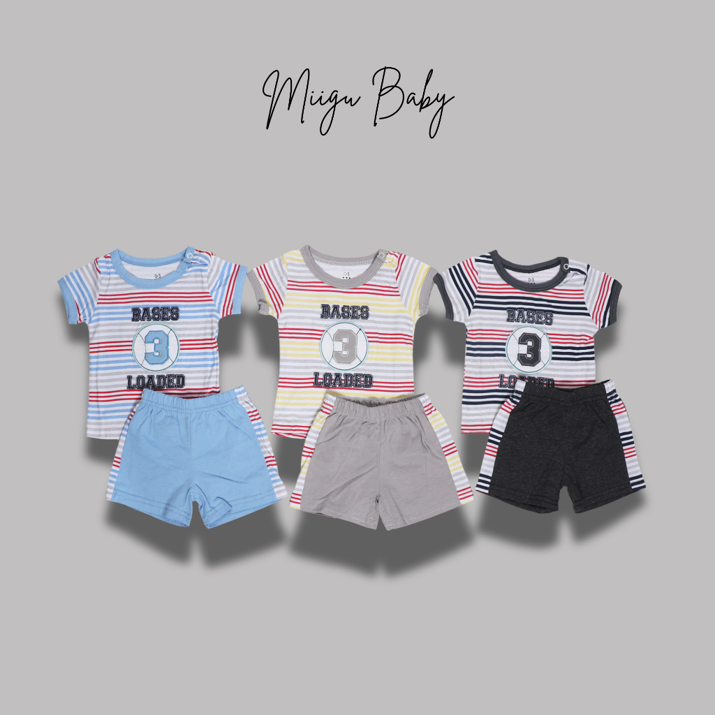 Miigu Baby Terno Clothes Pure Soft Cotton For Baby Boy 0-12 Months ...