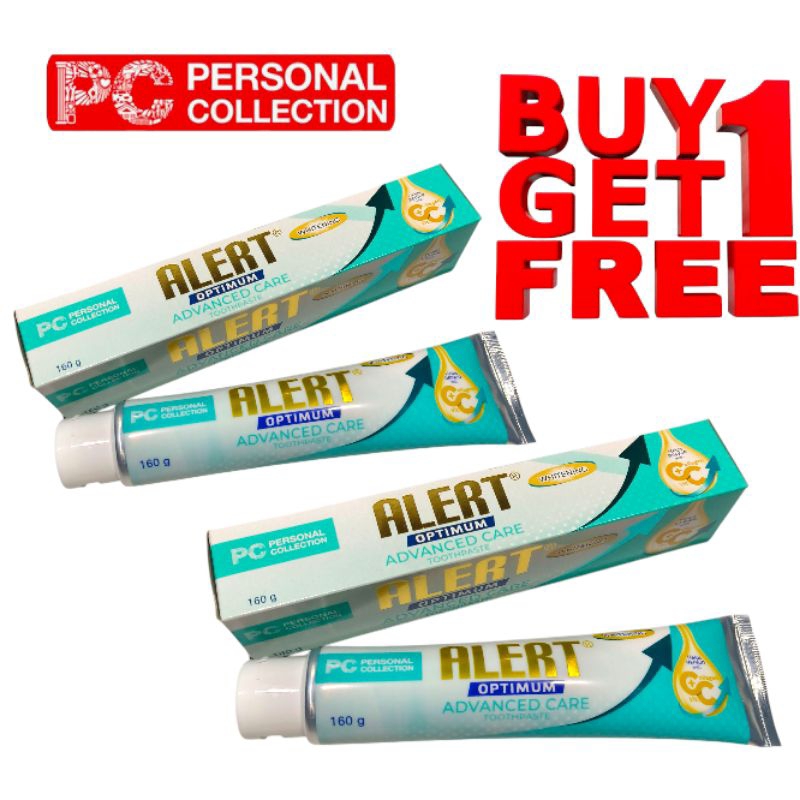 Alert Optimum Toothpaste by Personal Collection Buy 1 Get 1 Free ...