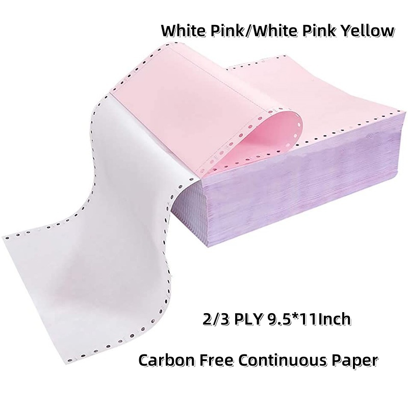 9.5X11inches 2/3/4PLY Continuous Forms Computer Printing Carbonless ...