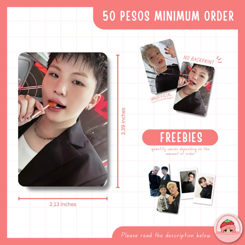 BEAM HOSHI X WOOZI HXW BROADCAST PC PHOTOCARD UNOFFICIAL FANMADE PRINT ...