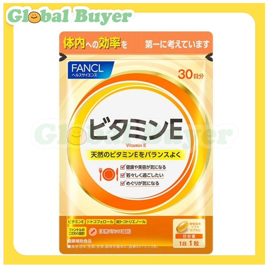 Fancl Natural Vitamin E Daily Supplement (30 capsules/30 days) | Shopee ...
