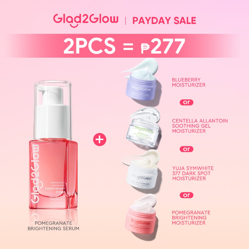 [G2G] Glad2Glow Brightening Set Aha Bha Pha/10% Niacinamide/5% Ceramide ...