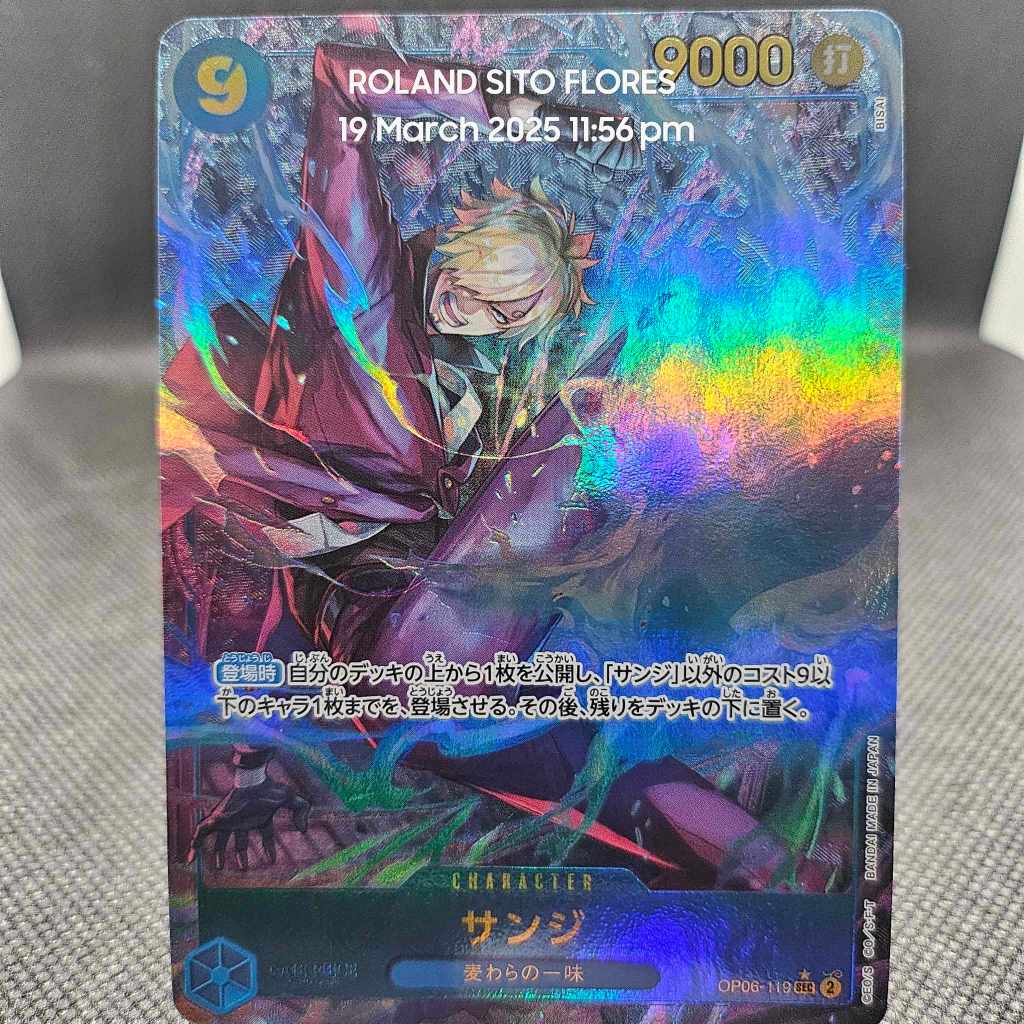One Piece TCG OP06-119 PSEC Sanji | Shopee Philippines