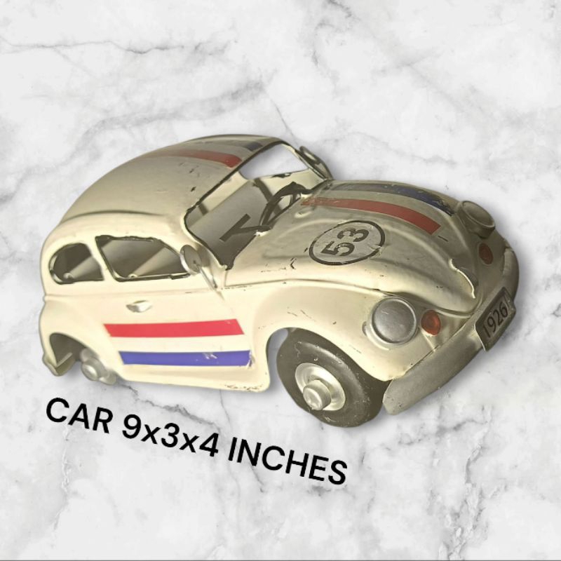 TrendsPh Volkswagen Beetle Kirby Rustic Vintage Alloy Model Car 9x3x4 ...