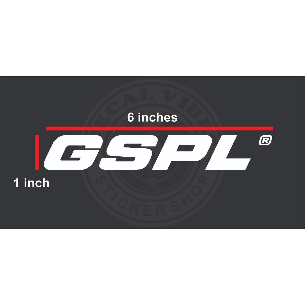 GSPL STICKER HIGH QUALITY AND WATERPROOF VINYL | Shopee Philippines