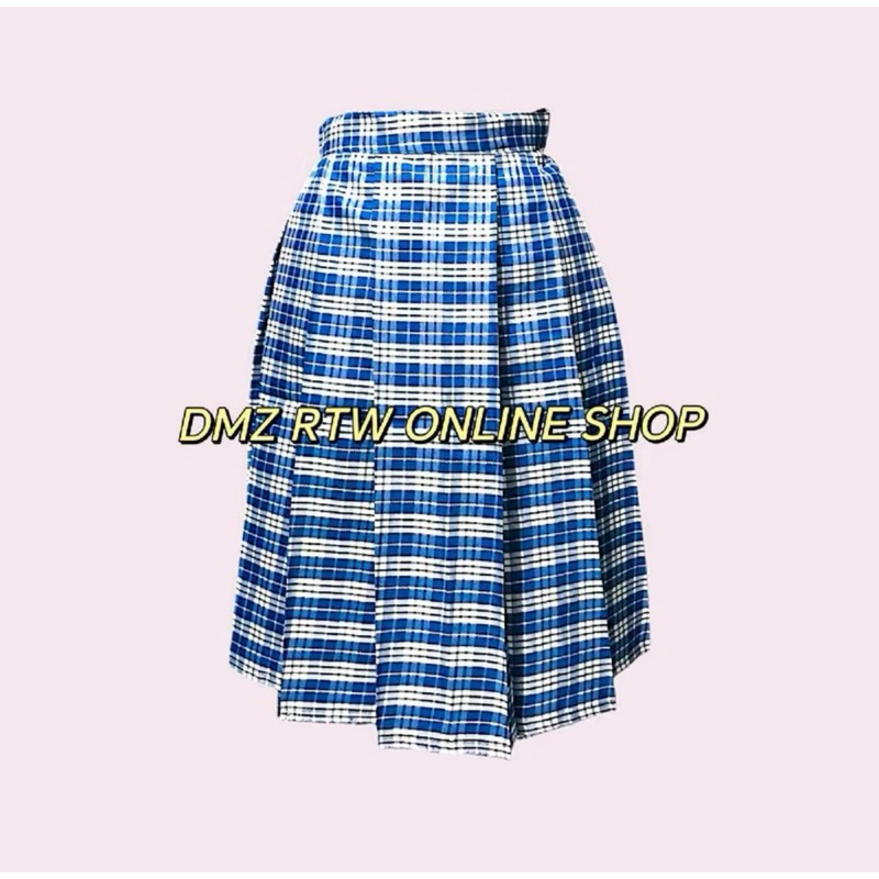 BLUE CHECKERED PALDA NO JUMPER SCHOOL UNIFORM | Shopee Philippines