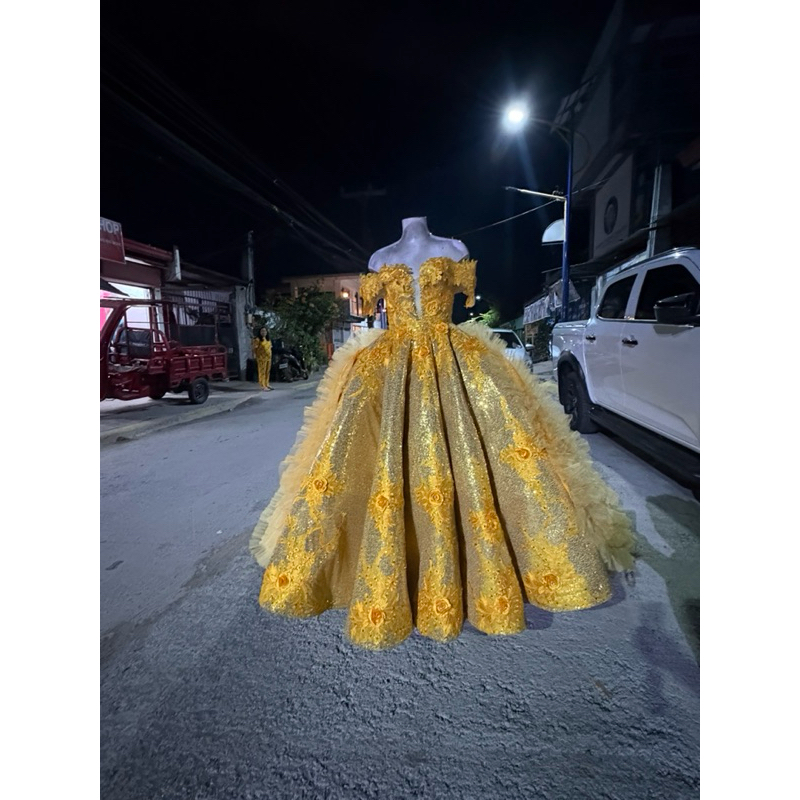 costumize debut gown | Shopee Philippines