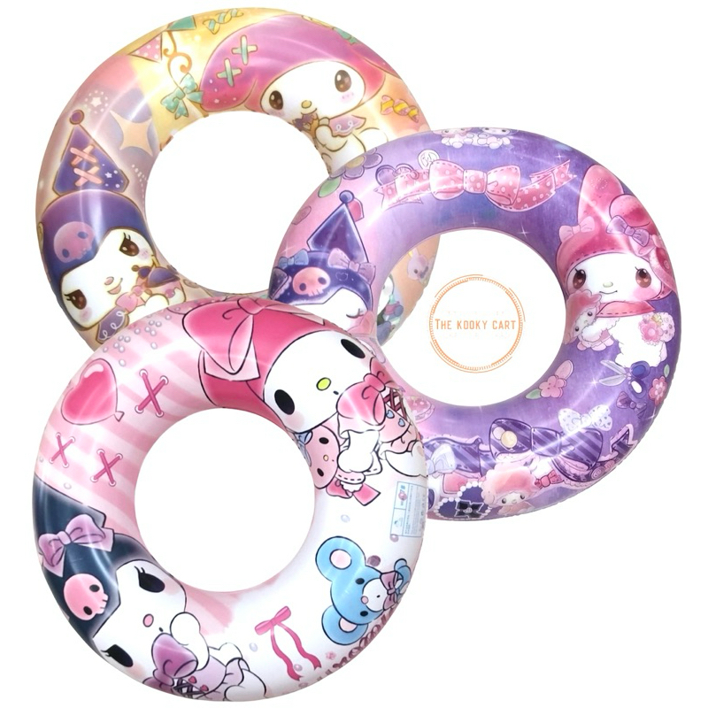 Sanrio Kurumi My Melody Kids Inflatable Ring Floater Salbabida | Shopee ...