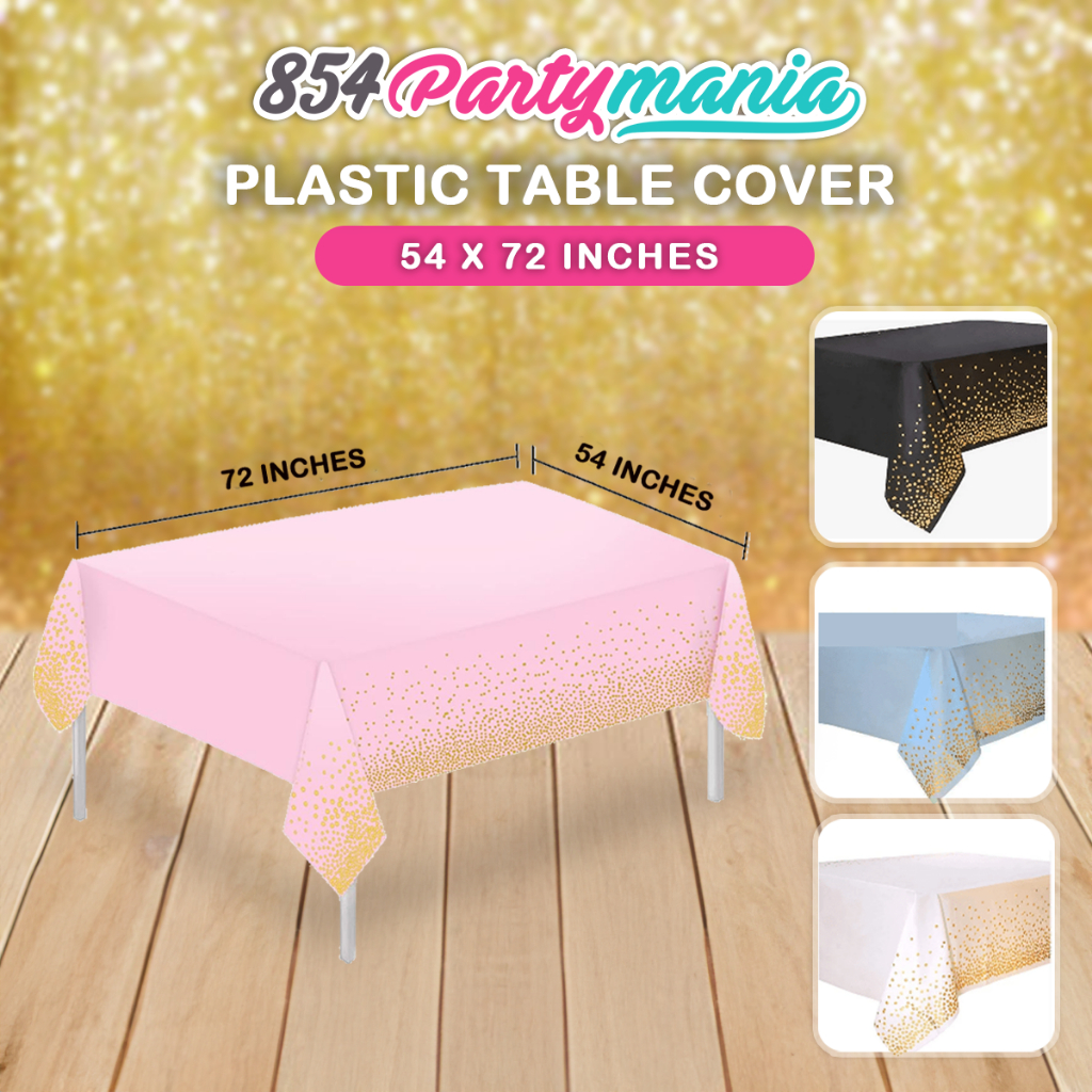 Party Table Cover for long table Party Needs Necessities Supply vinyl ...