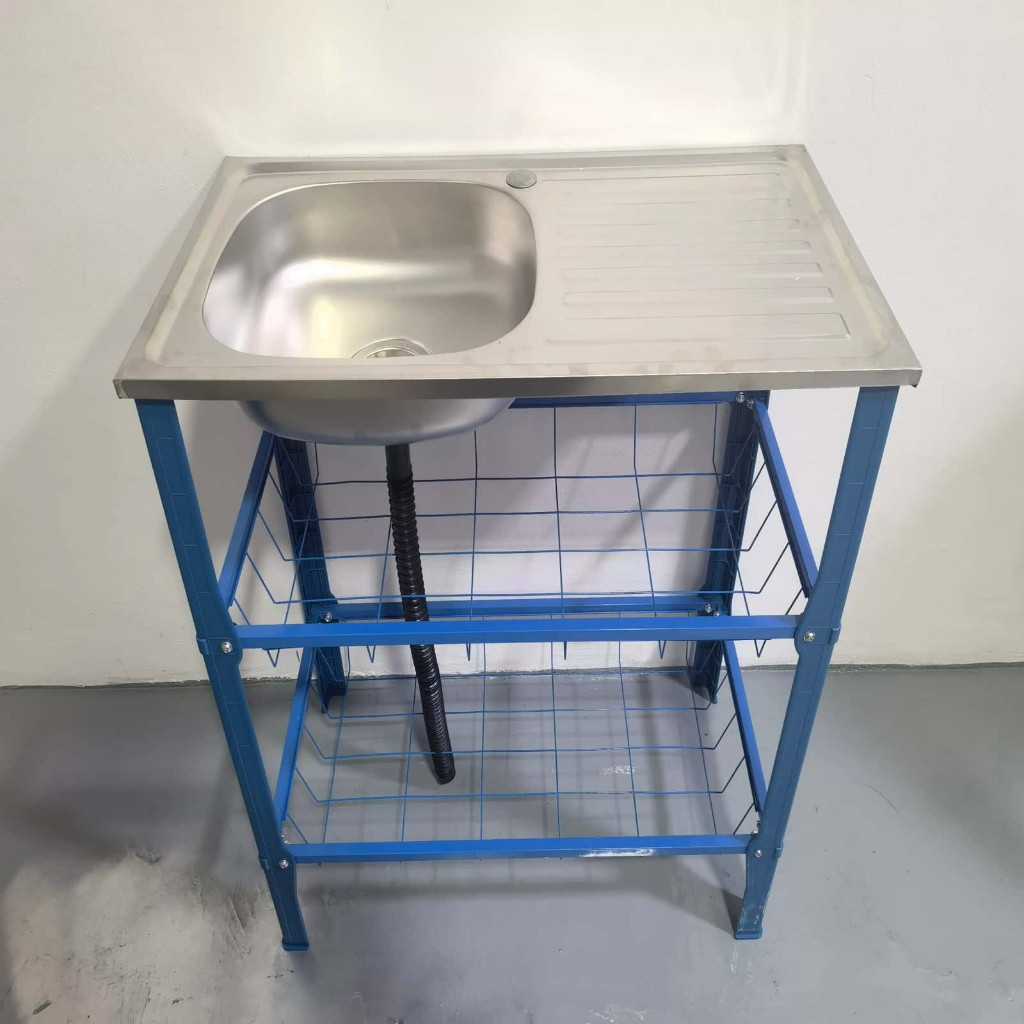 Wholesale 10Pcs 304 Stainless Steel Sink With Sink Stand/sink Size:75CM ...