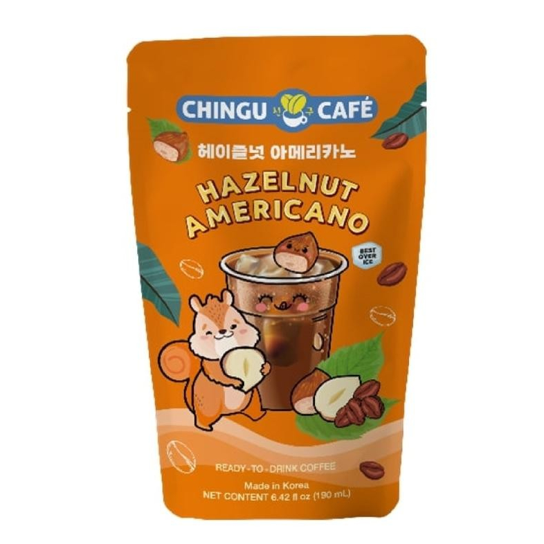 Chingu Cafe Hazelnut Americano Ready To Drink Coffee 190ml | Shopee ...