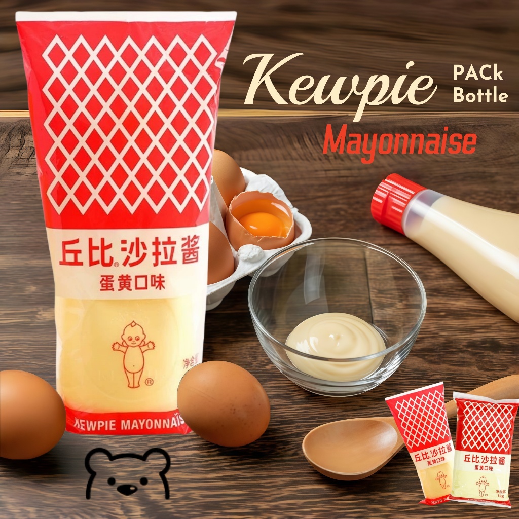 Kewpie Mayonnaise bottle / pack Kewpie Pouch Taiwan/ japanese mayo- 1KG ...