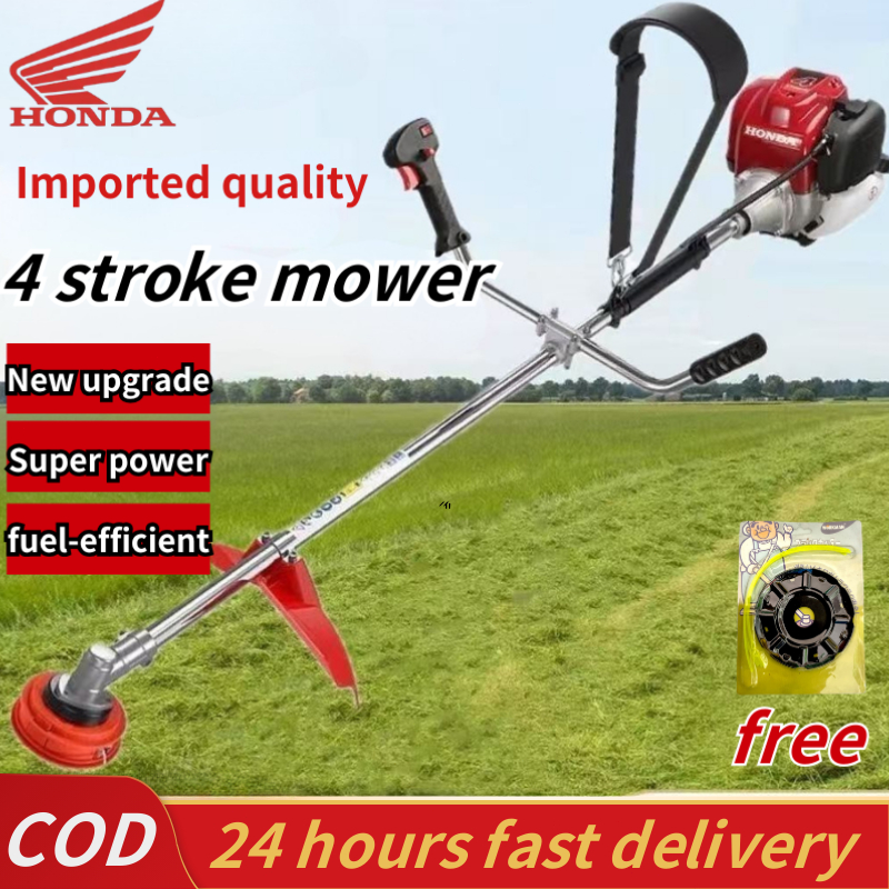 【Ready stock 】Honda GX35 Grass Trimmer 4 Stroke Brush cutter Gasoline Lawn Mower 43CC | Shopee ...
