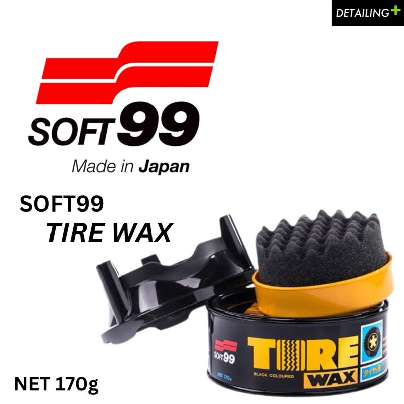Soft99 Tire Wax Matte Black Japan Net 170g | Shopee Philippines