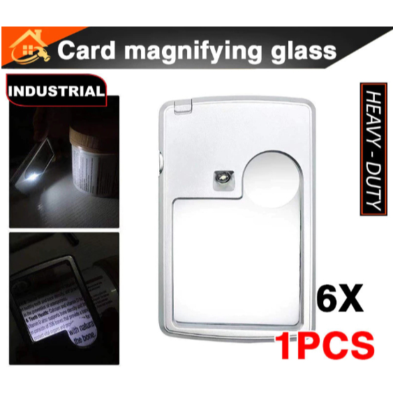 LANZ Card Magnifying Glass With LED Light Ultra-thin HD Reading ...