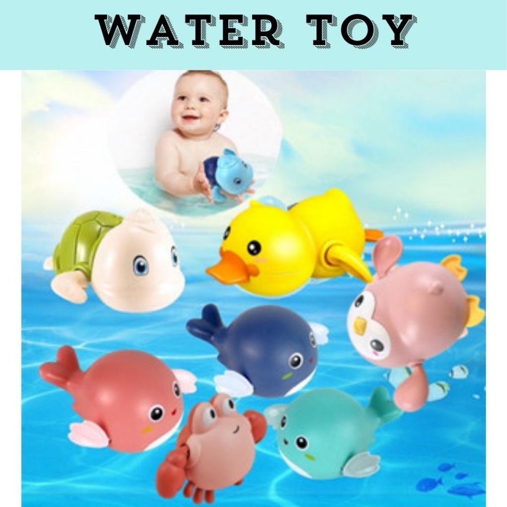 TFL Swimming Toys Water Play Aquatic Animal Creatures Pool Bathtub Toys ...