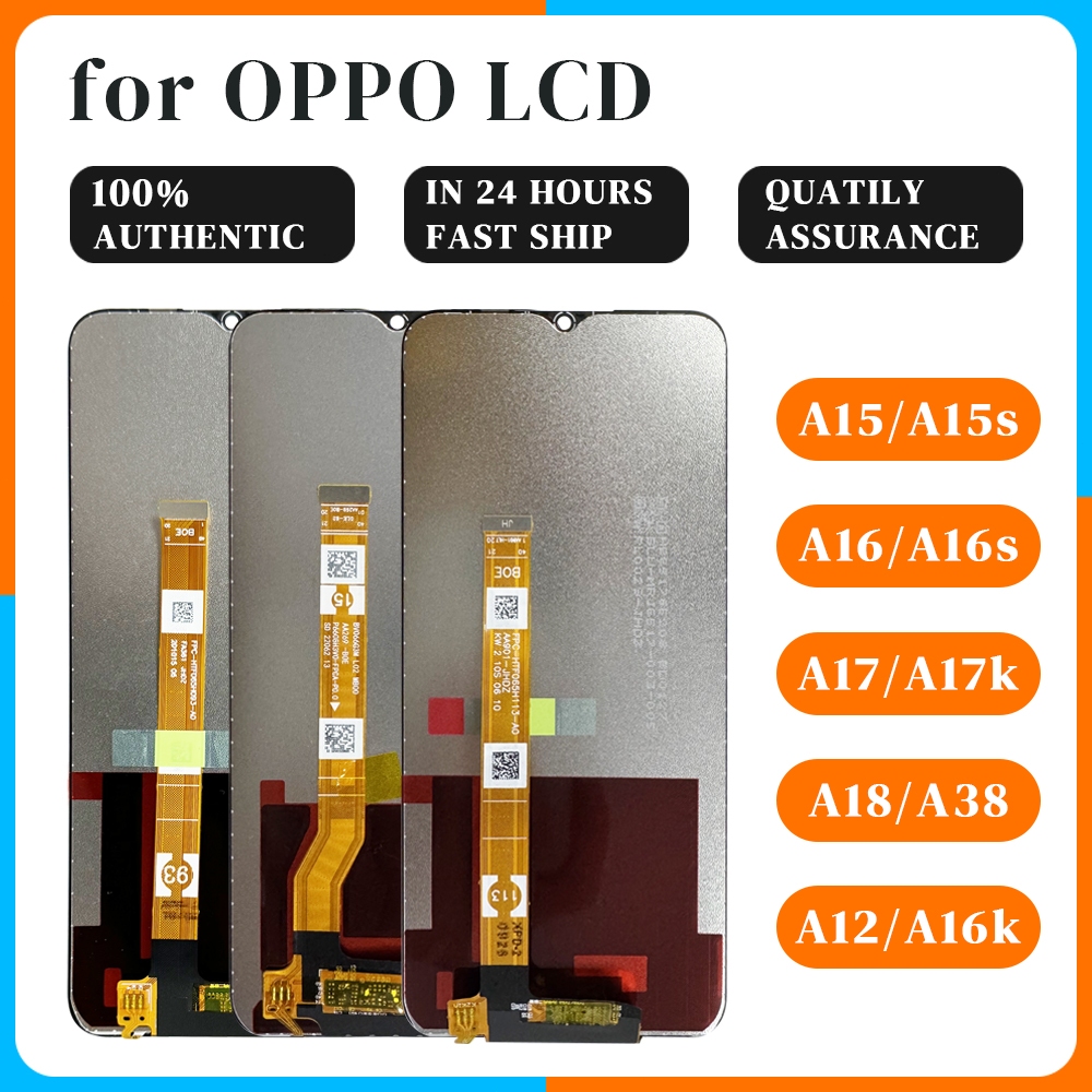 LCD for OPPO A12 A15 A15s A16 A16s A16k A17 A17k A18 A38 LCD Touch ...