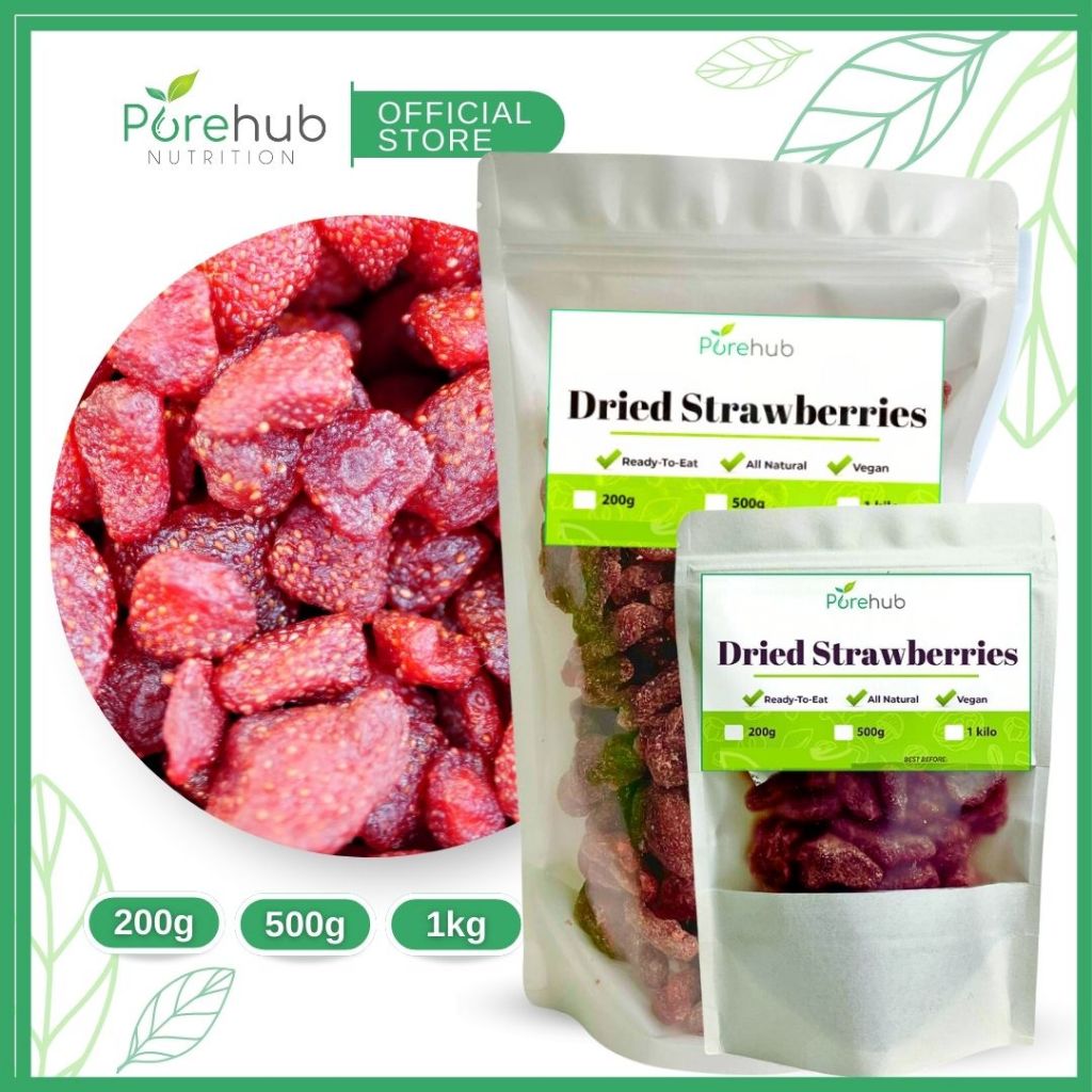 Purehub® Dried Strawberries (Retail Pouch) | Shopee Philippines