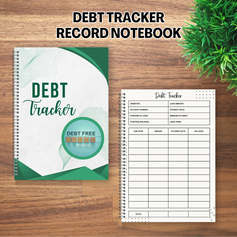JM Creatink Debt Tracker Record Notebook Wire Bind 80 Pages | Shopee ...