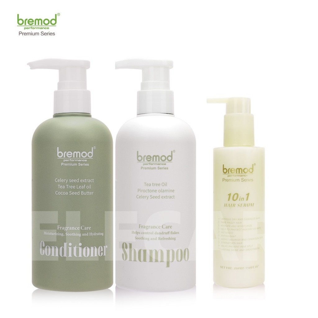 Bremod Premium Hair Care Set Fragrance Care Shampoo Conditioner & 10 in ...