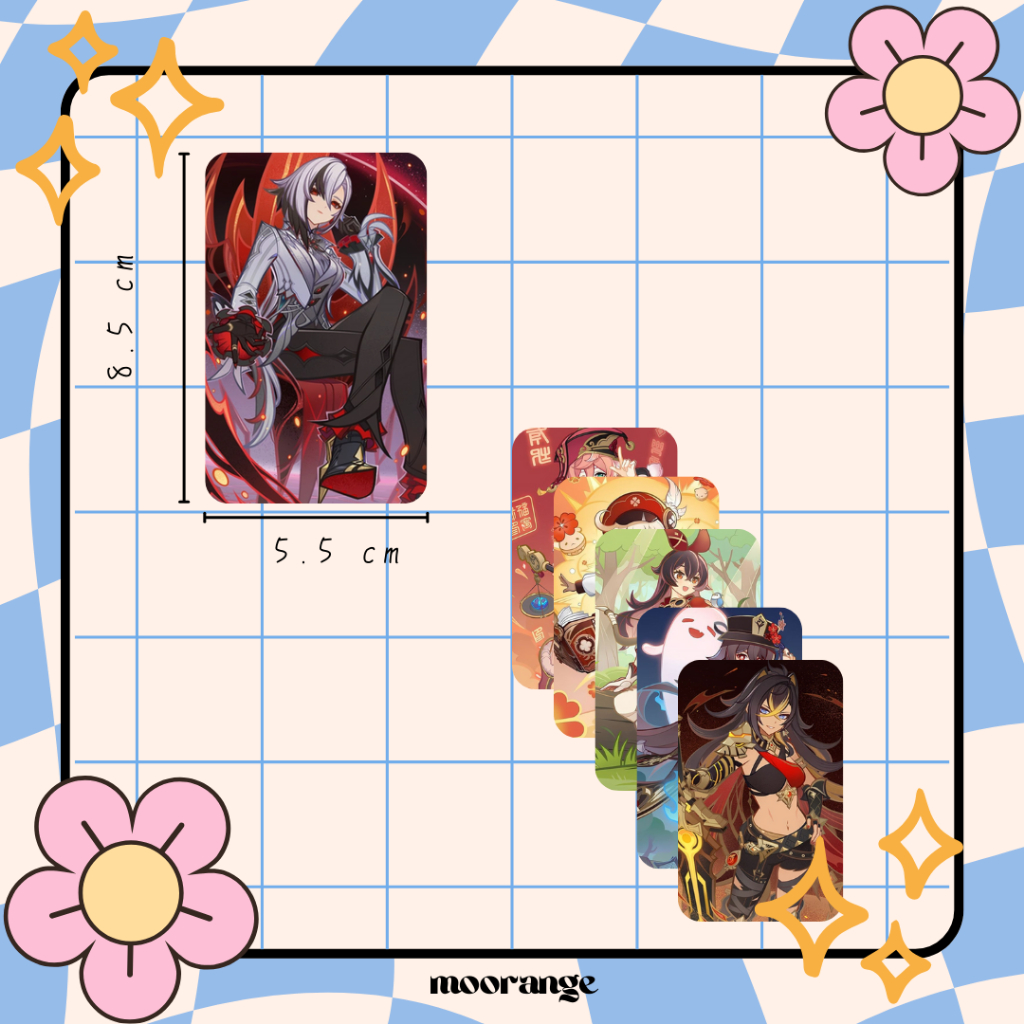 [PYRO] GENSHIN IMPACT TCG PHOTOCARD (UNOFFICIAL) | Shopee Philippines