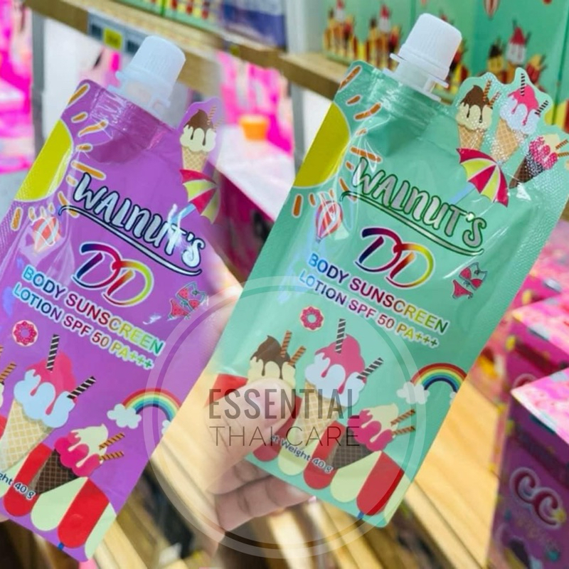 Walnut's DD Body Sunscreen Lotion SPF50 PA+++ 40g | Shopee Philippines
