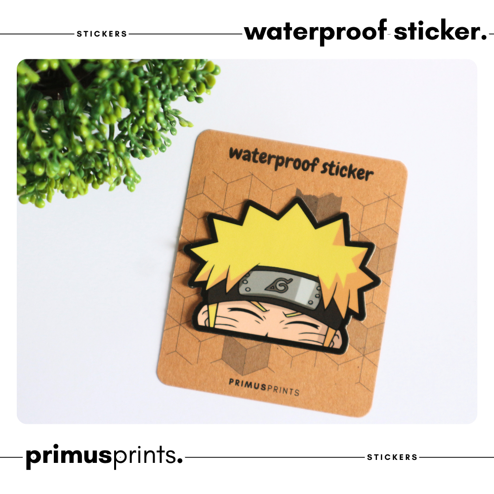 Naruto Peeker Sticker | Waterproof Stickers | PrimusPrints | Shopee ...