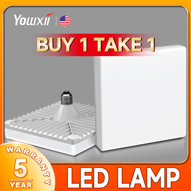 Yowxii Super Ceiling Light Light Waterproof Square Light Bulb E27 ...