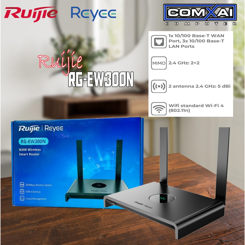RUIJIE RG-EW300N 300Mbps Wireless Smart Router | Shopee Philippines