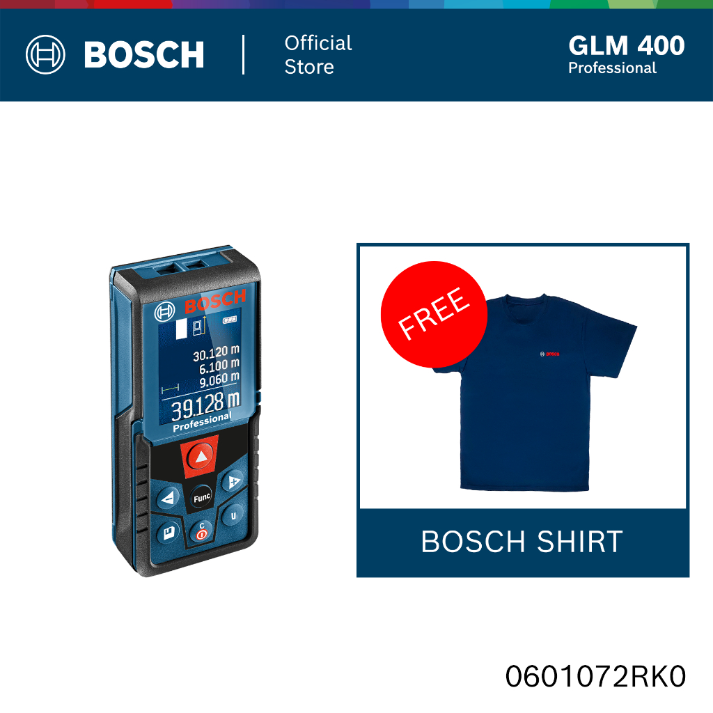 Bosch Measuring Tools GLM 400 Professional Laser Measure | Shopee ...