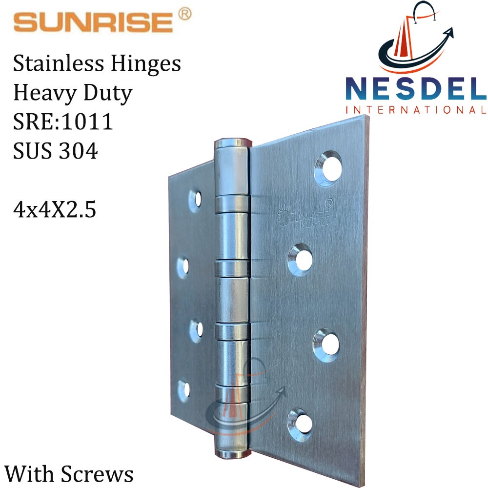 Stainless Steel Door Hinges SUS 304 Thick Heavy Duty Loose pin Original ...