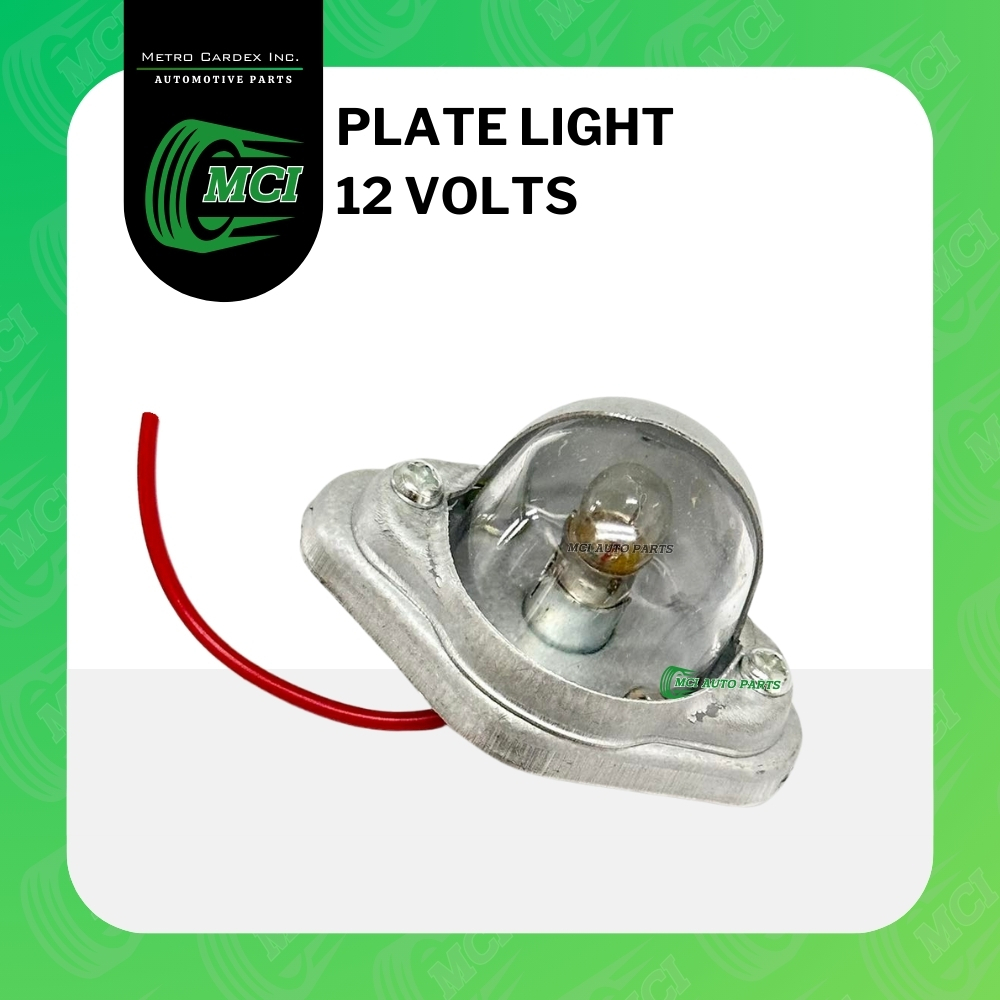 Plate Light Universal 12V Volts License Plate Number Lamp Truck Trailer ...