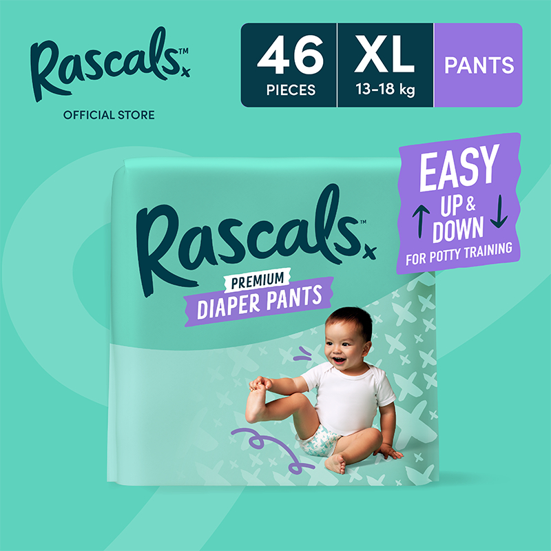 Rascals Diaper Pants Jumbo Pack - Xl, 46 Pads | Shopee Philippines