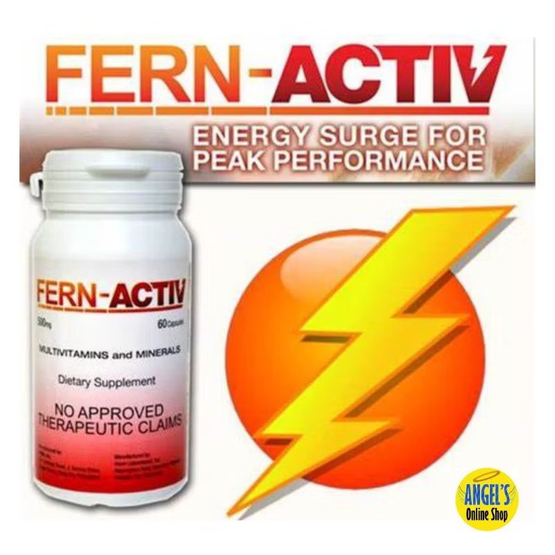 FERN ACTIVE 60s Capsule B Complex Multivitamins | Ifern | Shopee ...