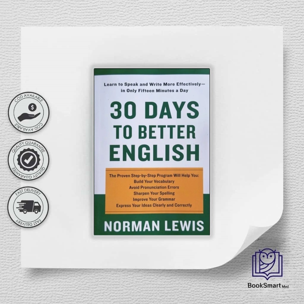 Thirty Days to Better English by Norman Lewis English Learning Manual ...