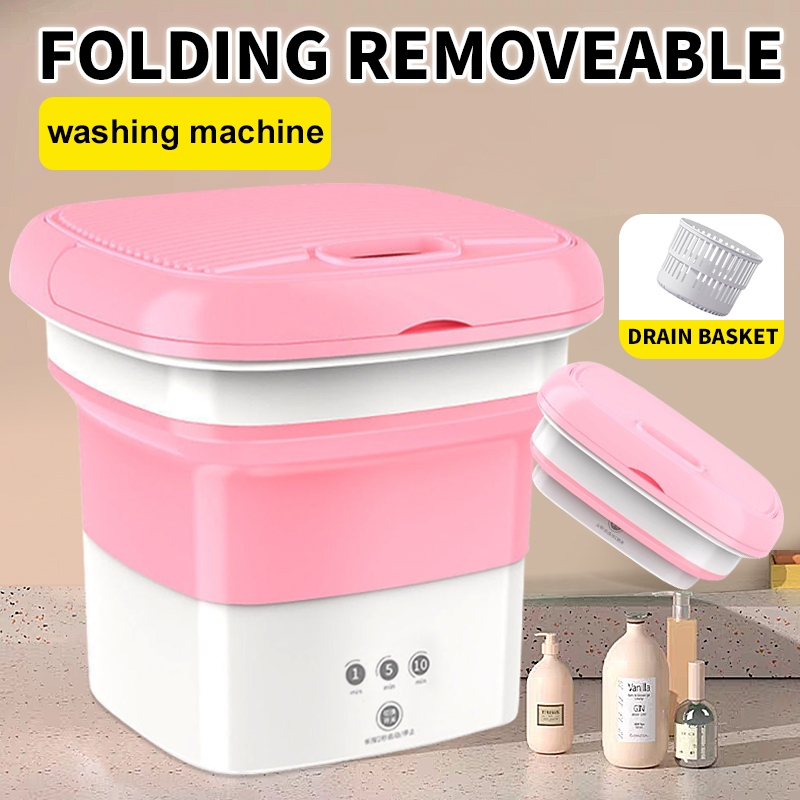 6L portable washing machine folding washing machine baby children mini ...