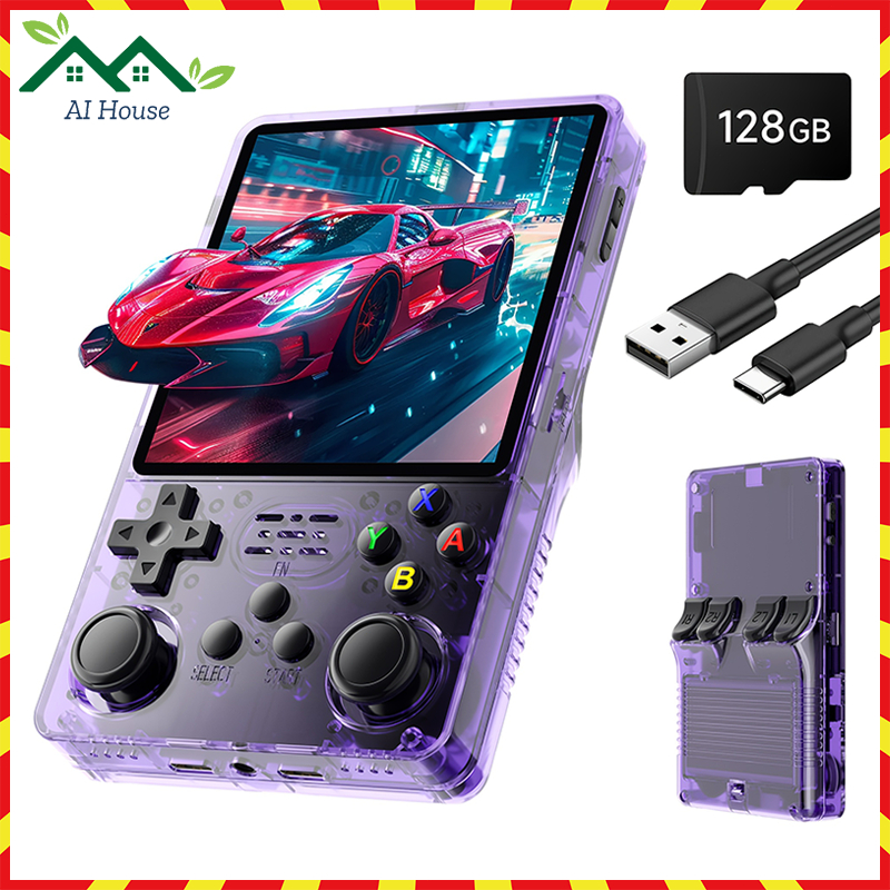 Dual Joystick Handheld Game Console Built-in 15,000 Games Rechargeable ...