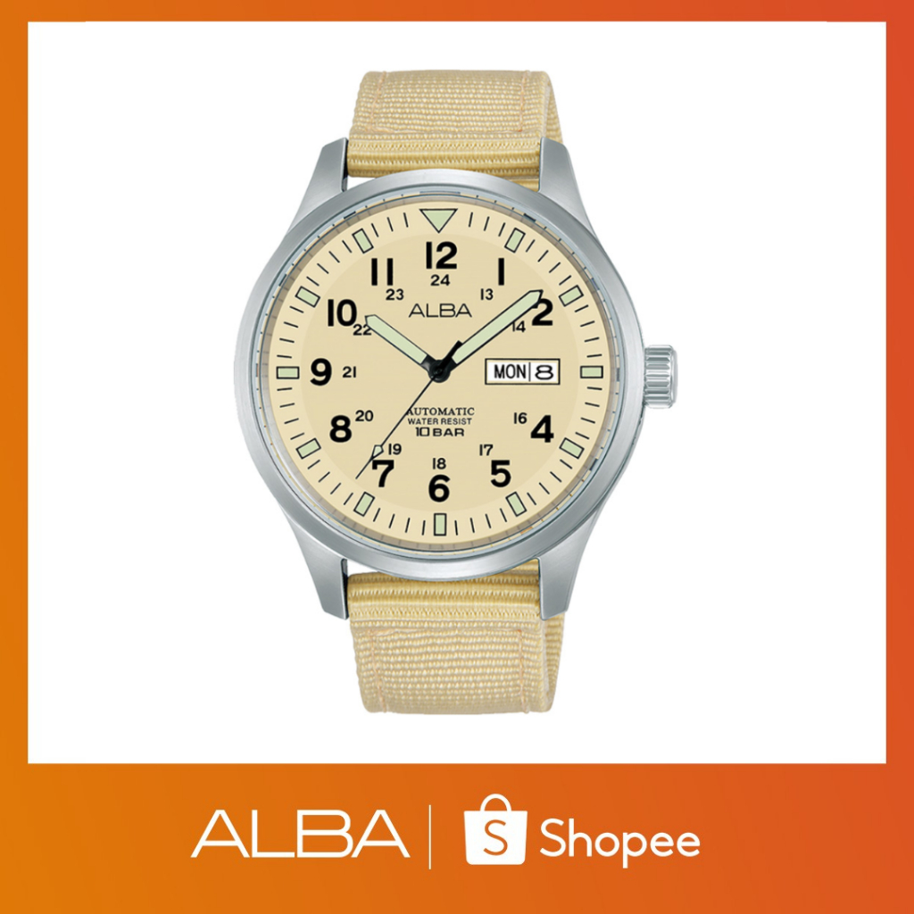 ALBA Philippines AL4221X1 Mechanical Beige Dial Men's Automatic Watch ...