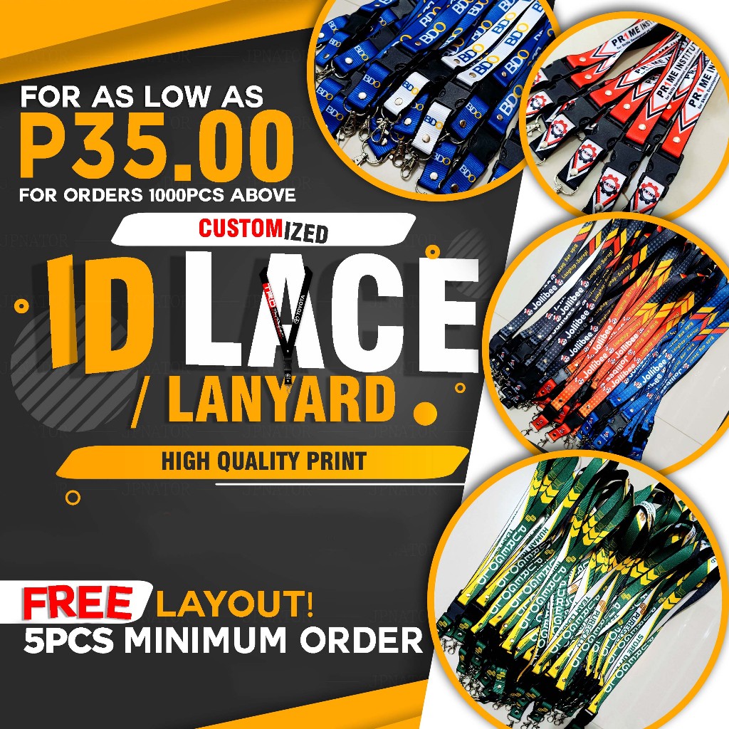 Customized ID LACE | Personalized ID LACE | ID Lanyard | ID Lace ...