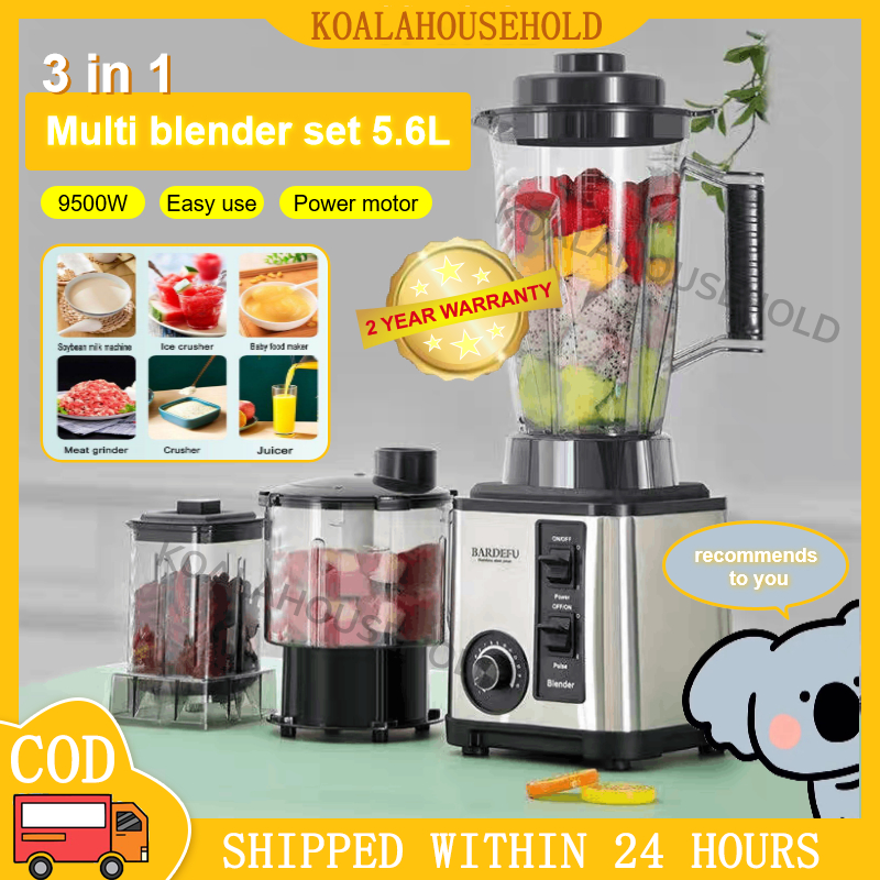 6 in 1 Multi Blender set 5.6L Electric Juicer Mixer Food Processor ...
