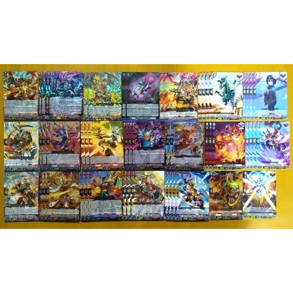 CFV Scarlet Flame Marshal Gandeeva Deck Dragon Empire Cardfight ...