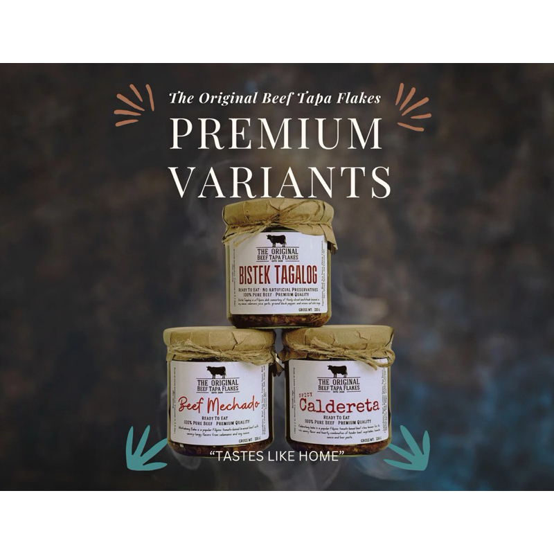 The Original Beef Tapa Flakes- PREMIUM Variants- Ulam Ideas | Shopee ...