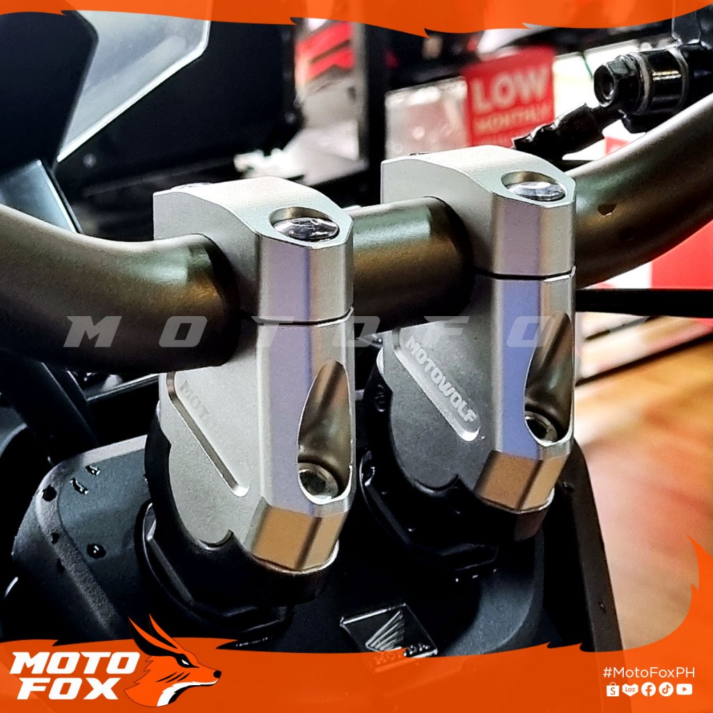 MOTOWOLF Handle Bar Riser - Honda ADV 150 / 160 / PCX / TMX / ETC ...