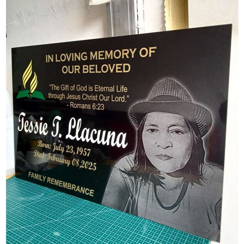 Lapida Photographic Laser engraved photo(Outdoor & Indoor) | Shopee ...