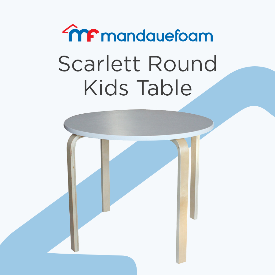Mandaue Foam Scarlett Round Kids Table | Shopee Philippines